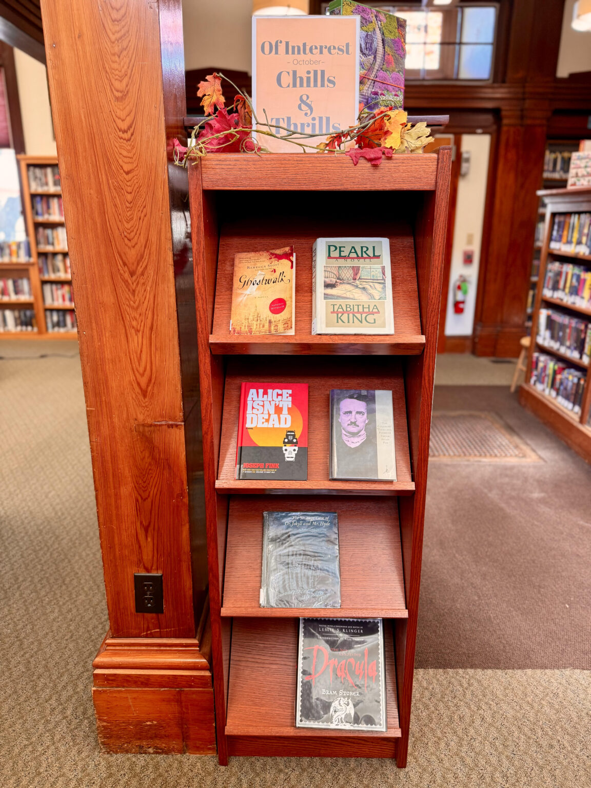 Chills & Thrills – October Staff Picks – Bridgton Public Library
